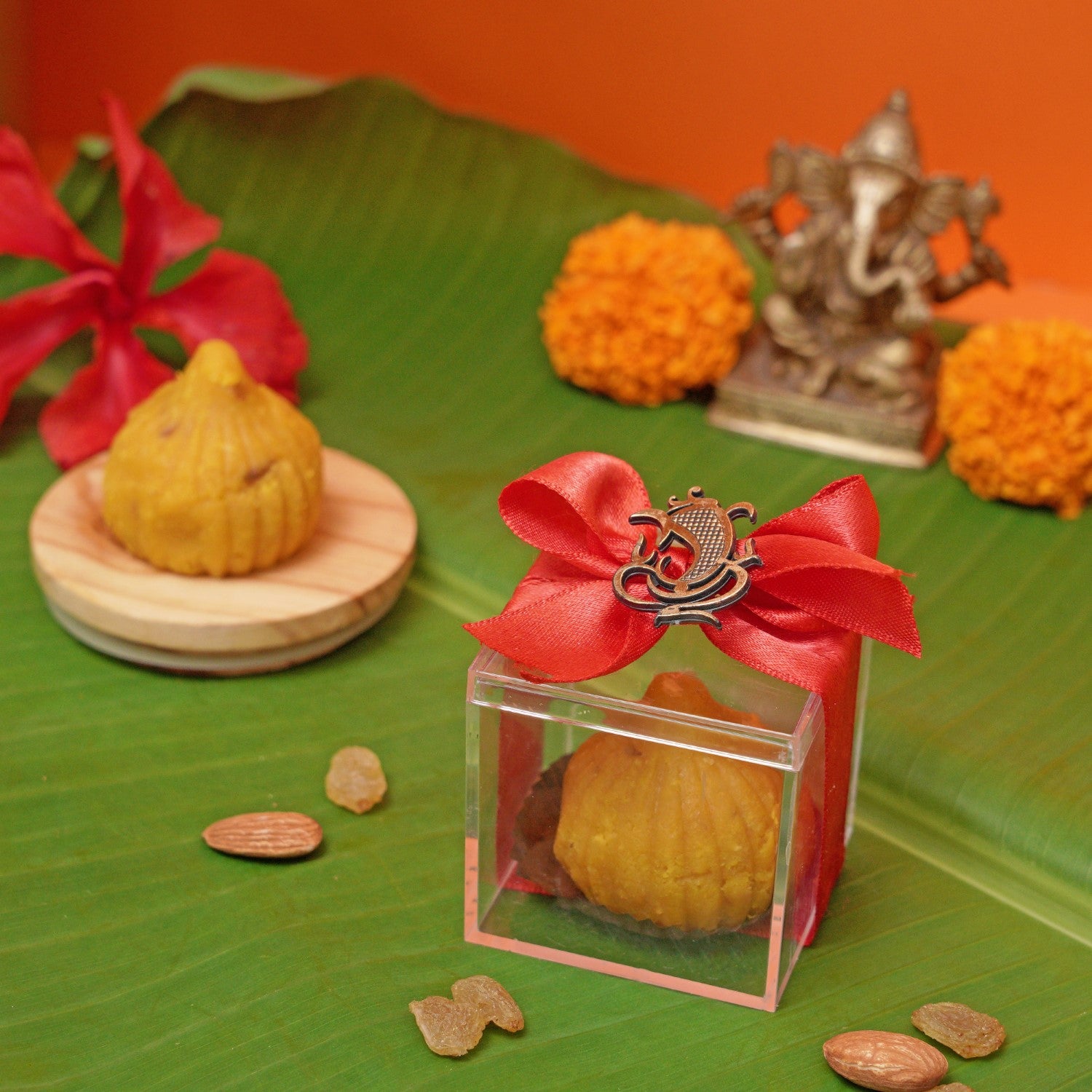 Mango Modak (approx 45 gms) – Velvet Fine Chocolates